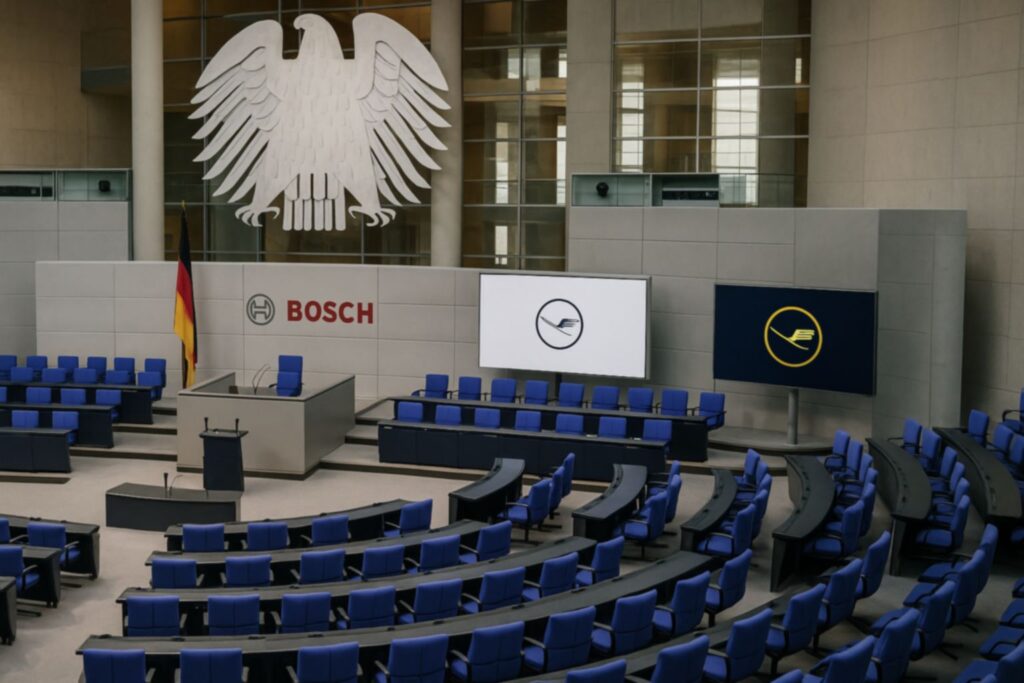: Bundestagsdebatte zur Wirtschaftskrise mit Fokus auf Bosch und ...